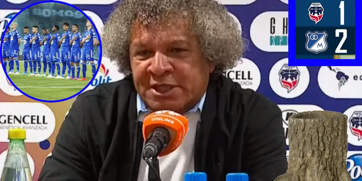 Uno de los troncos en Millonarios vs Fortaleza fue Beckham Castro