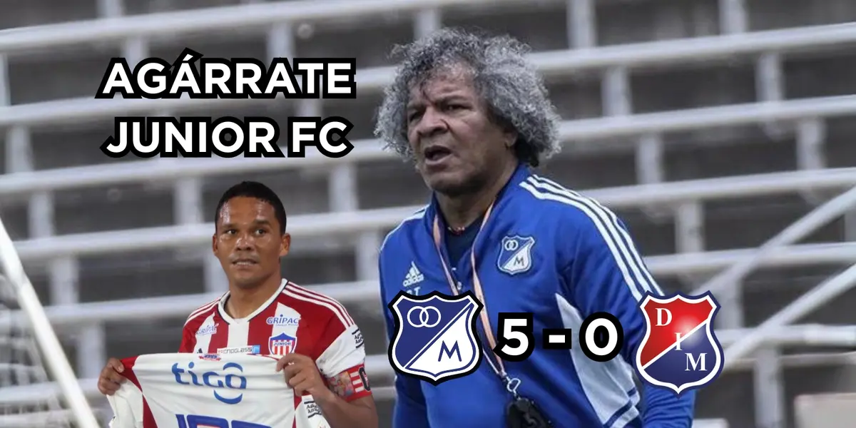 Agárrate Junior FC, lo que dijo Gamero luego de meterle 5 golazos al DIM