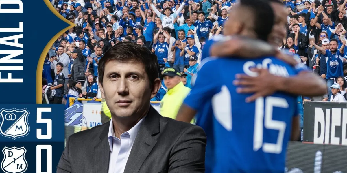 Así reaccionó Juan Pablo Varsky por la goleada de Millonarios a ...