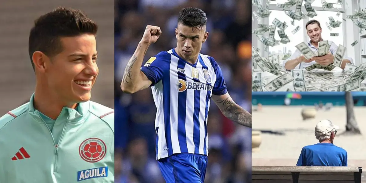 Para jubilarse, el millonario destino de Matheus Uribe al estilo James