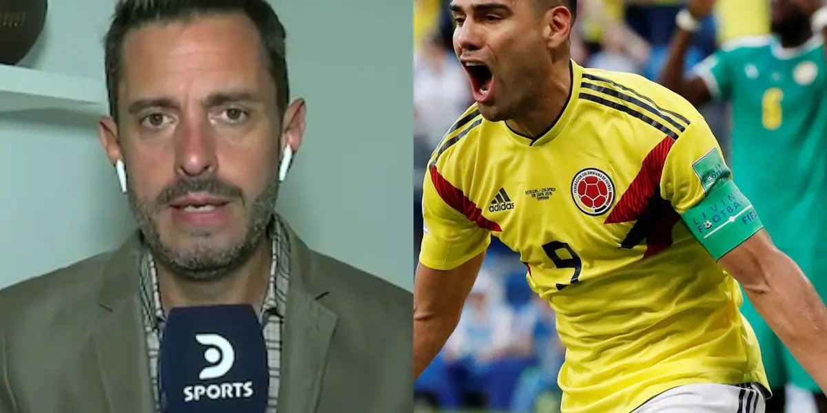Pablo Giralt se rindió a los pies de Radamel Falcao y mira lo que dijo