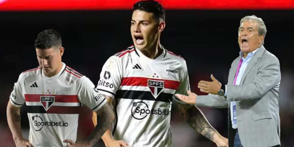 El sablazo del DT Jorge Luis Pinto a James Rodríguez por tronco en el ...