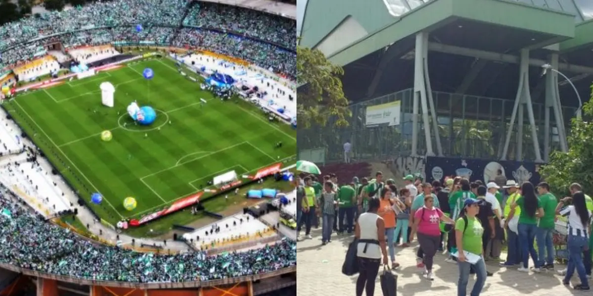 La situación que hubo en el Atanasio antes del partido de Atlético Nacional