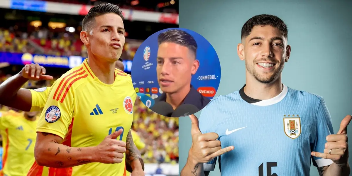 James Rodríguez habló antes del Colombia contra Uruguay en la Copa ...