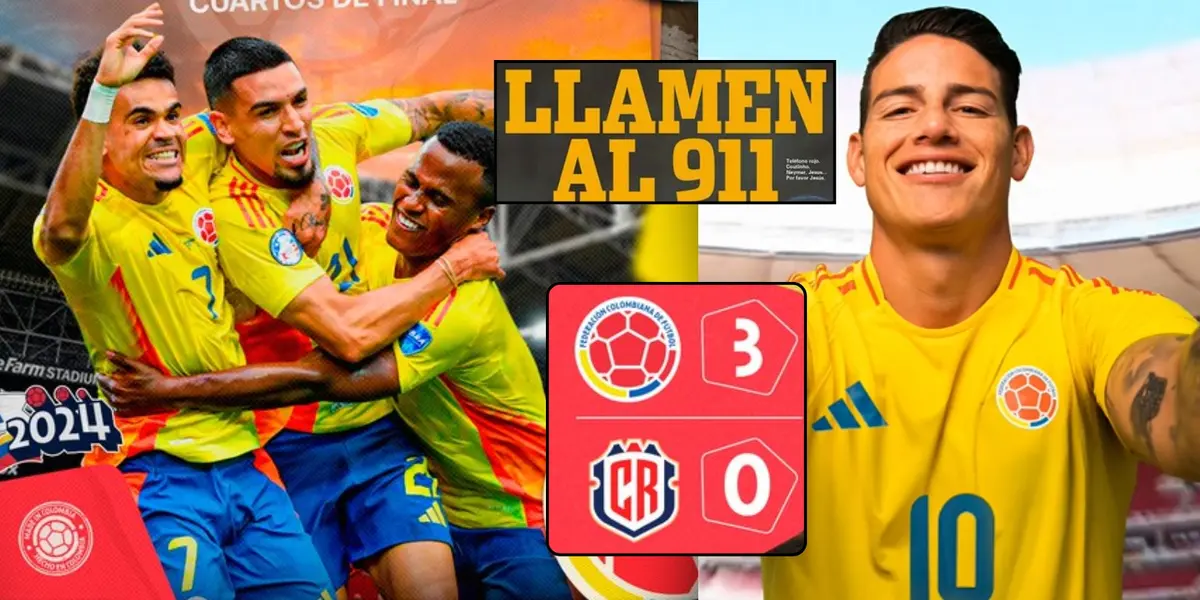 La prensa de Argentina habló de la Selección Colombia contra Costa Rica