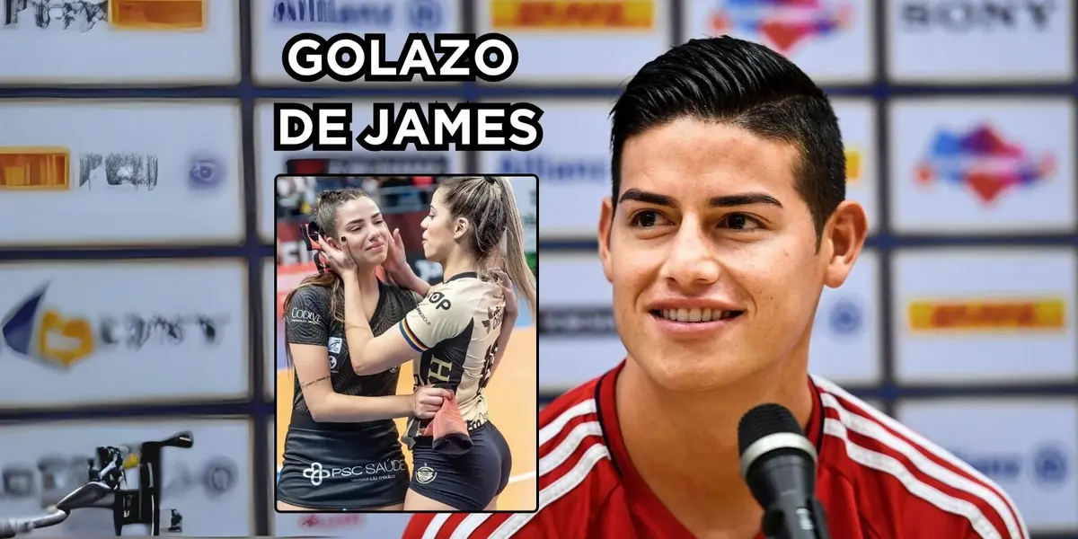 Otro golazo de James Rodríguez, mira quién sería su nueva novia en Brasil