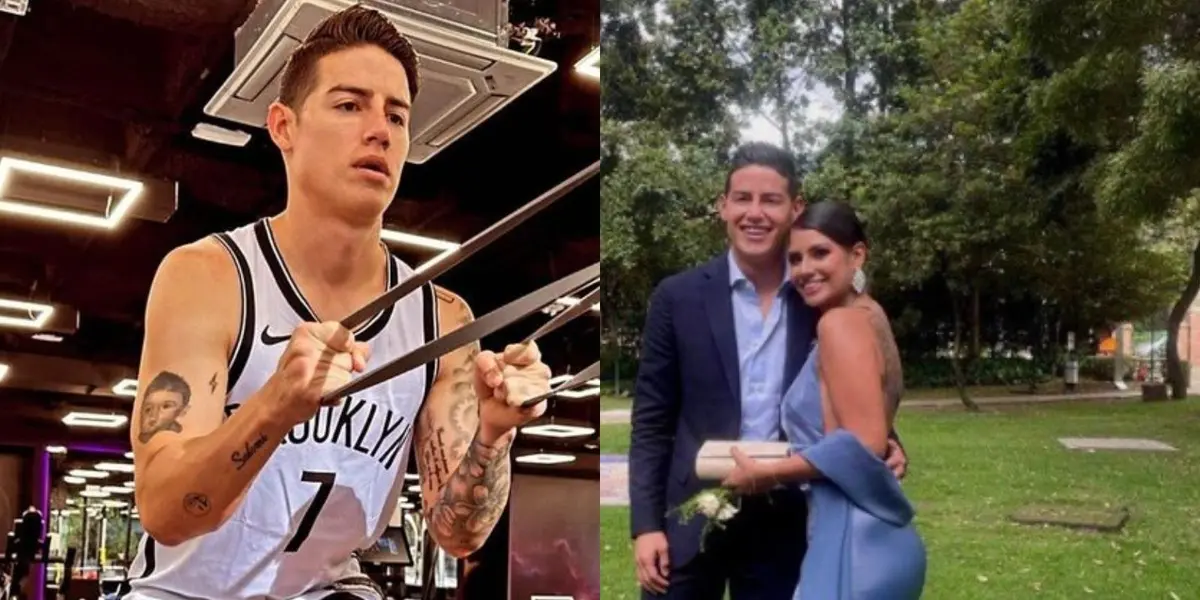 Mientras James sigue sin equipo, se reveló quién es la mujer que ...