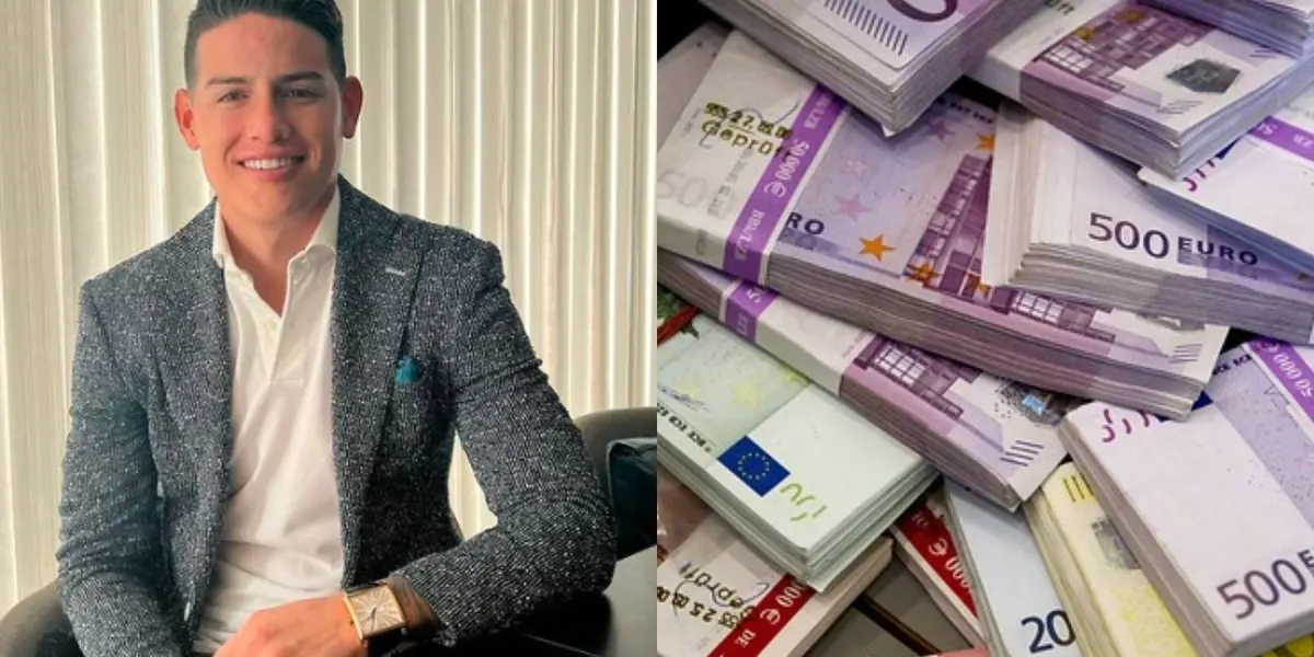El millonario negocio que tiene James Rodríguez y que maneja desde su casa