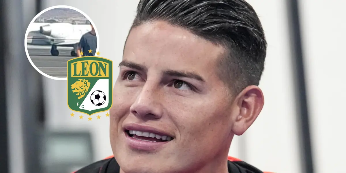 Primera imagen de James en México mientras Fuad Char viaja a su casa