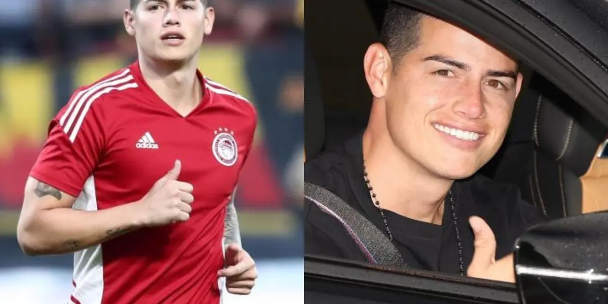 Gana millones en Olympiacos y el primer carro que tuvo James Rodríguez