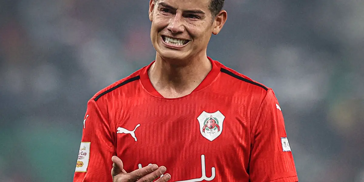 El insólito choque que calentó a James Rodríguez en la Copa Emir de ...