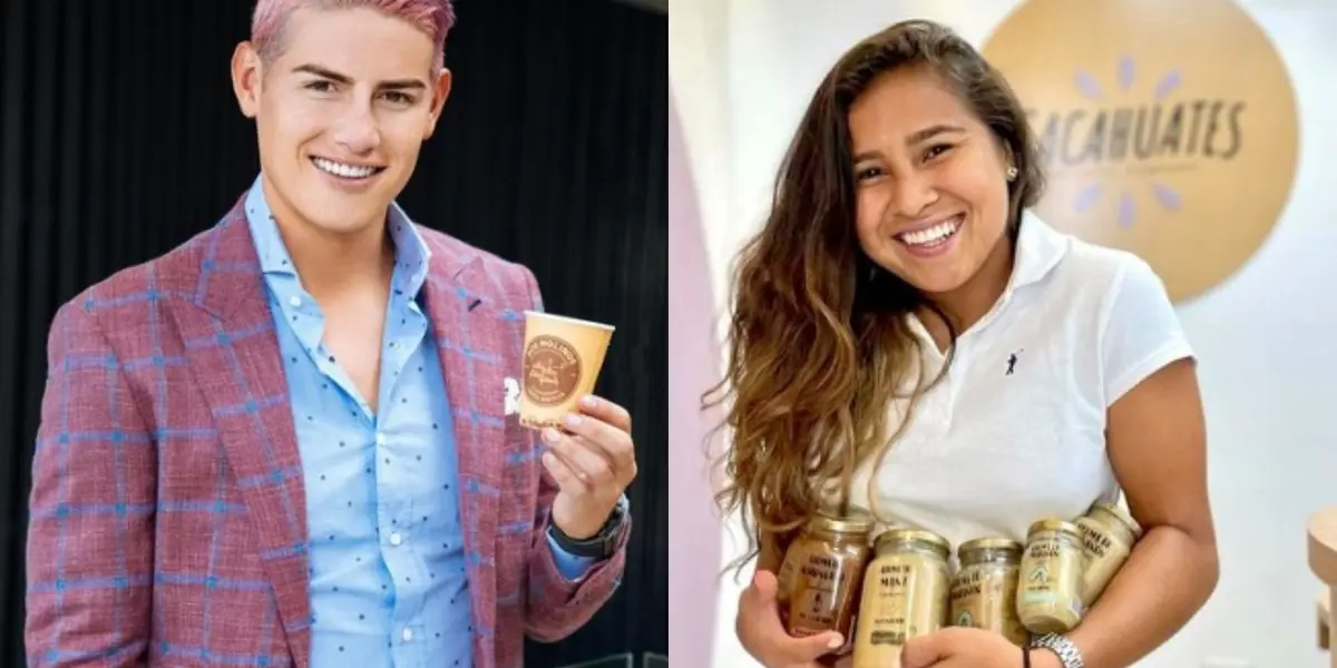 Mientras James vende café, mira el humilde negocio de Leicy Santos en ...