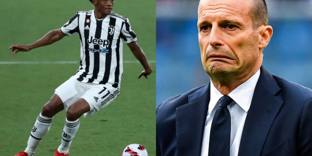 Cuadrado no la pasa bien en Juventus y lo que hizo Allegri en el juego ...