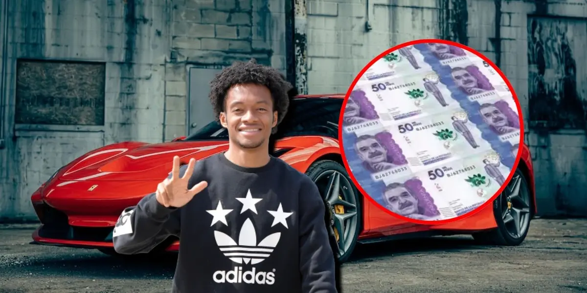 Pese a que puede tener un Ferrari, mira el auto que maneja Juan Cuadrado