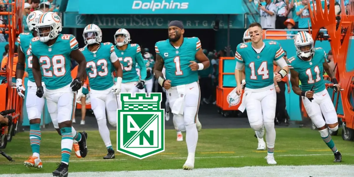 Terron Armstead de los Miami Dolphins visitó a Atlético Nacional