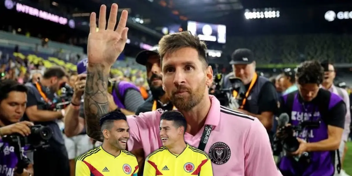 Como James y Falcao, el emotivo gesto de Messi que le da la vuelta al mundo