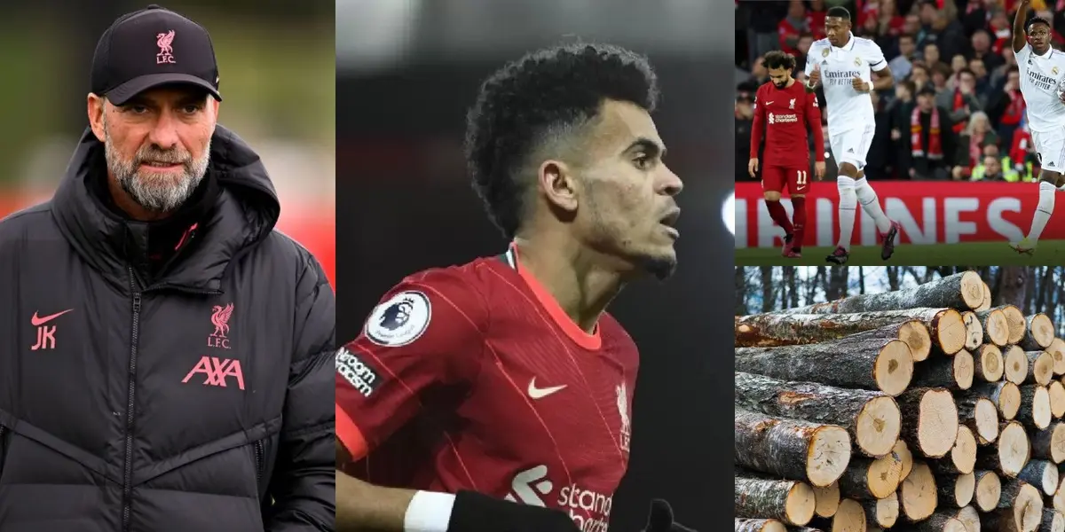 Chao Liverpool y atento Luis Díaz, la reacción de Klopp al ver solo troncos