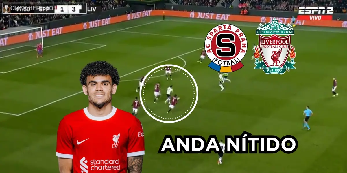 La calificación que recibió Luis Díaz en el partido entre Liverpool ...