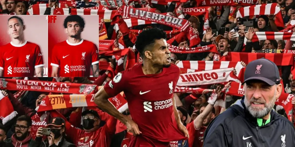 Marcó un golazo y la reacción de los hinchas cuando Klopp sacó a Luis Díaz