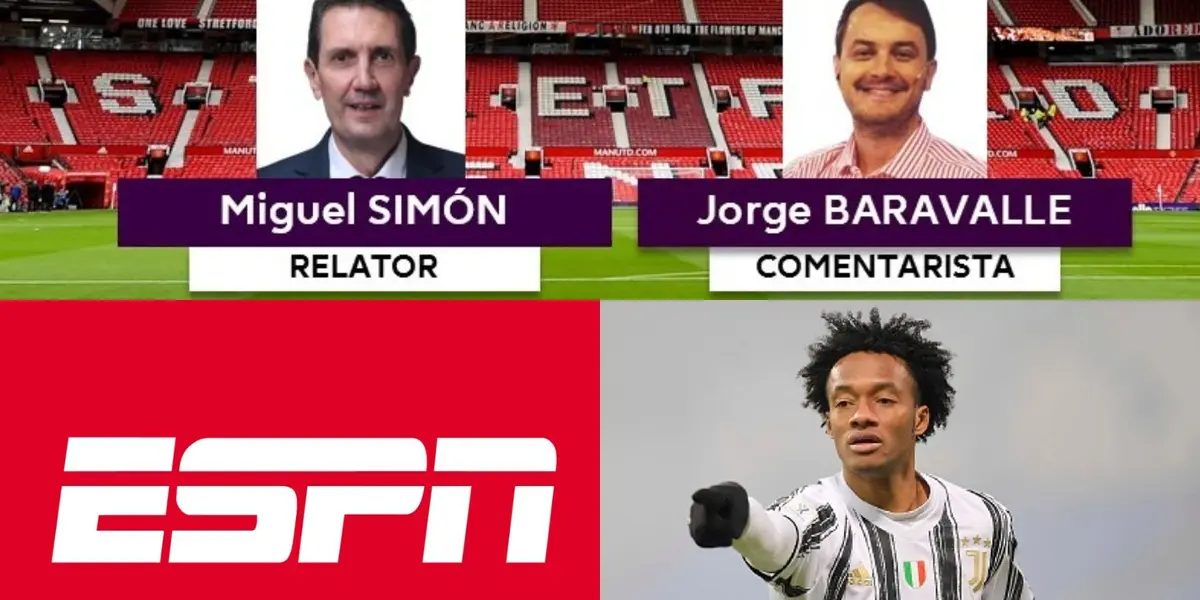 Lo que dijeron Simón y Baravalle en ESPN al ver Cuadrado contra el PSG