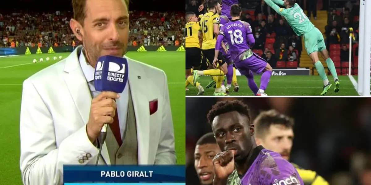 Pablo Giralt se rindió a los pies de Davinson Sánchez por su gol en ...