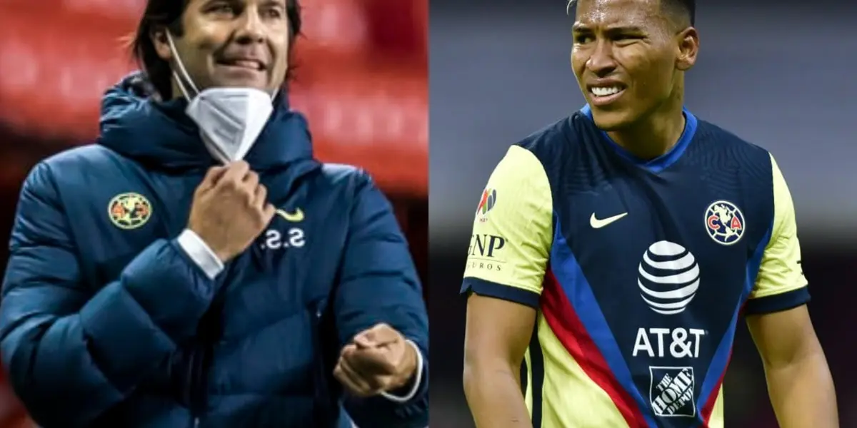 El gesto que demostró sin querer Santiago Solari con Roger Martínez