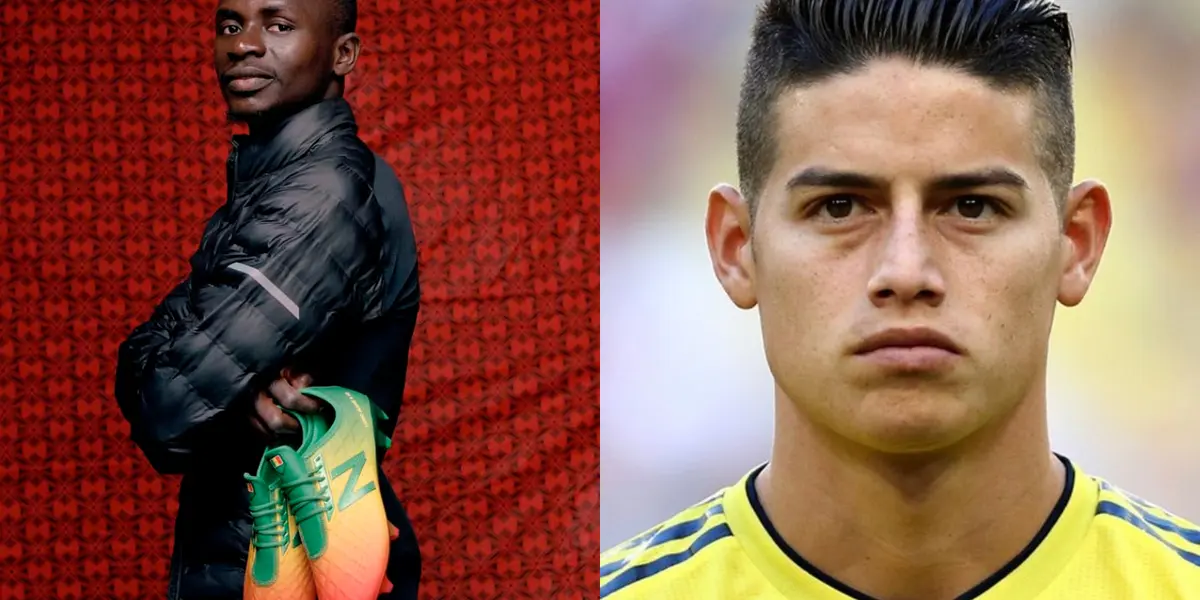 La lección de humildad de Sadio Mané a James Rodríguez